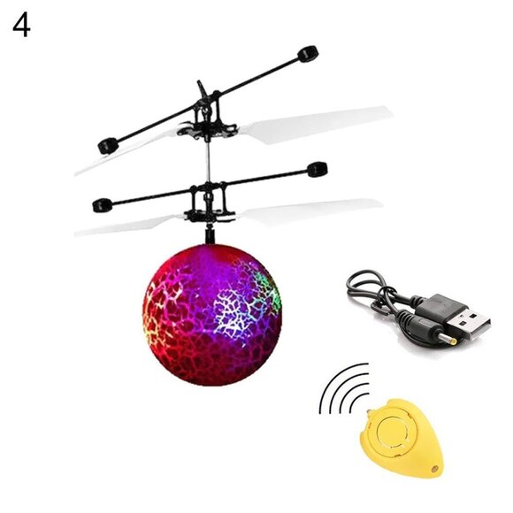 Diona j | Toys | Flying Whirly Ball Rc Planet Infrared Induction Drone ...